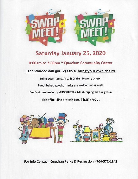 Swap Meet - Fort Yuma Quechan Indian Tribe