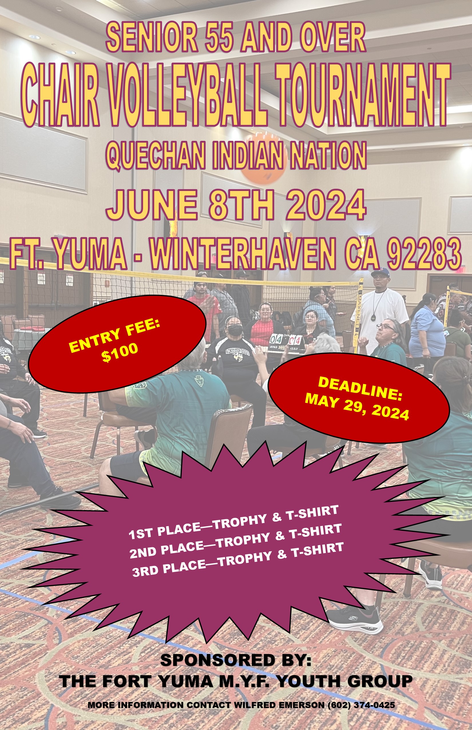Chair Volleyball Tournament - Fort Yuma Quechan Indian Tribe